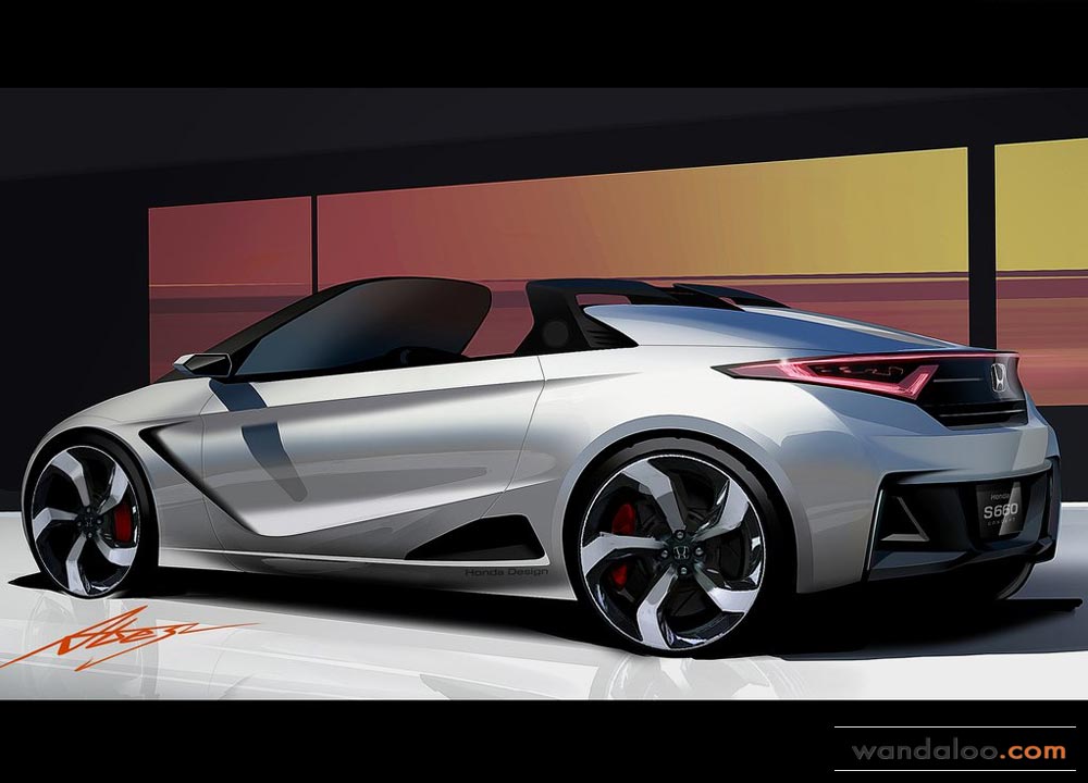 Honda S660 Concept en photos HD - wandaloo.com