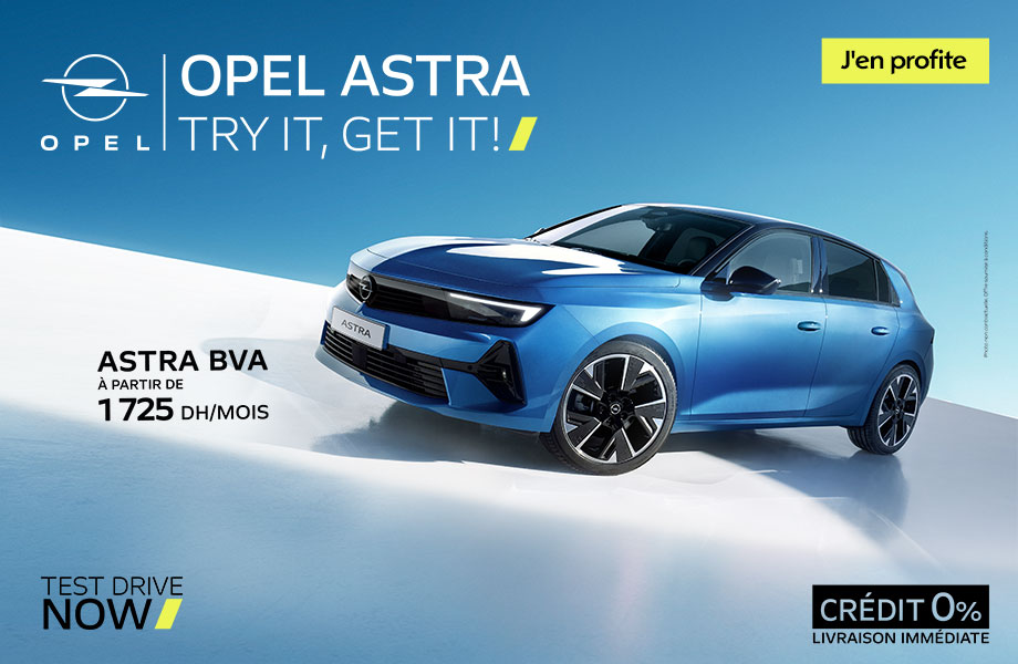 OPEL Astra : Try it ! Get it ! - wandaloo.com